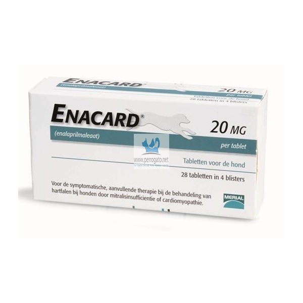ENACARD 28 Comprimidos para Perros con insuficiencia cardiaca