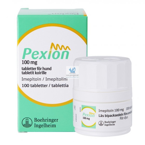 PEXION 100 mg 100 cds. Antiepiléptico en comprimidos para perros